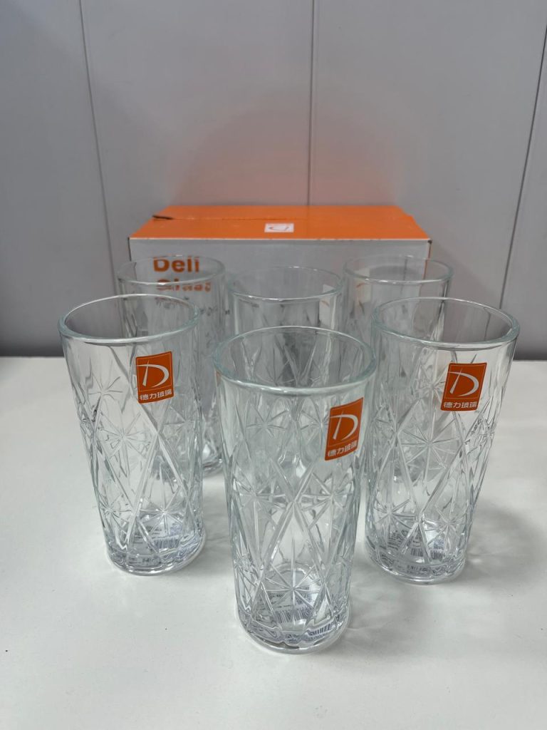 SET 6 VASOS VIDRIO ORYX JK-4466 – New Red